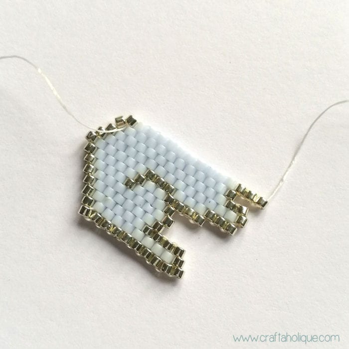 How to Make a Beaded Squirrel - Brick Stitch Technique - Craftaholique