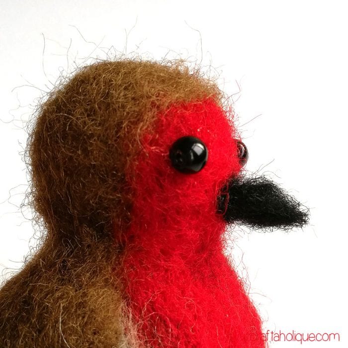 How to Make a Needle Felted Robin - Craftaholique