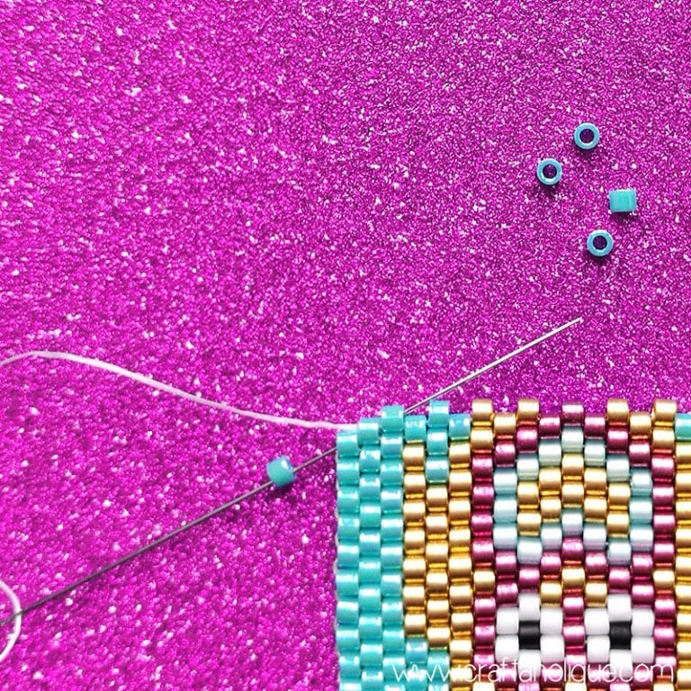 Flat Even Count & Odd Count Peyote Stitch Beadwork Tutorial