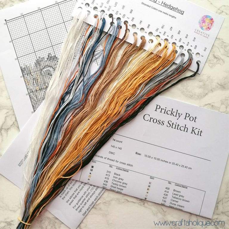 Pollyanna Pickering Prickly Pot Cross Stitch Kit Review - Craftaholique