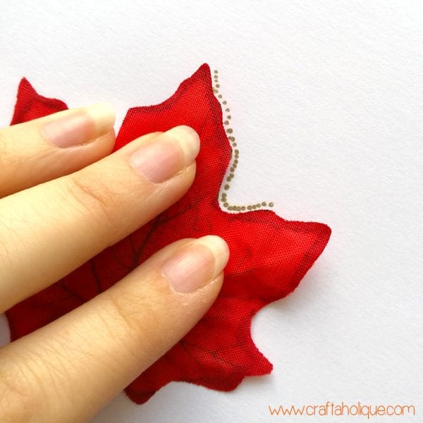 Leaf Art Craft Project with Sharpie Pens - Craftaholique