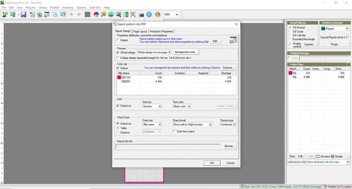 BeadCreator Pro 6 Review - Bead Pattern Design Software - Craftaholique