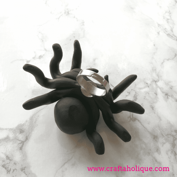 Halloween DIY: FIMO Clay Spider Ring and Pumpkin Earrings - Craftaholique